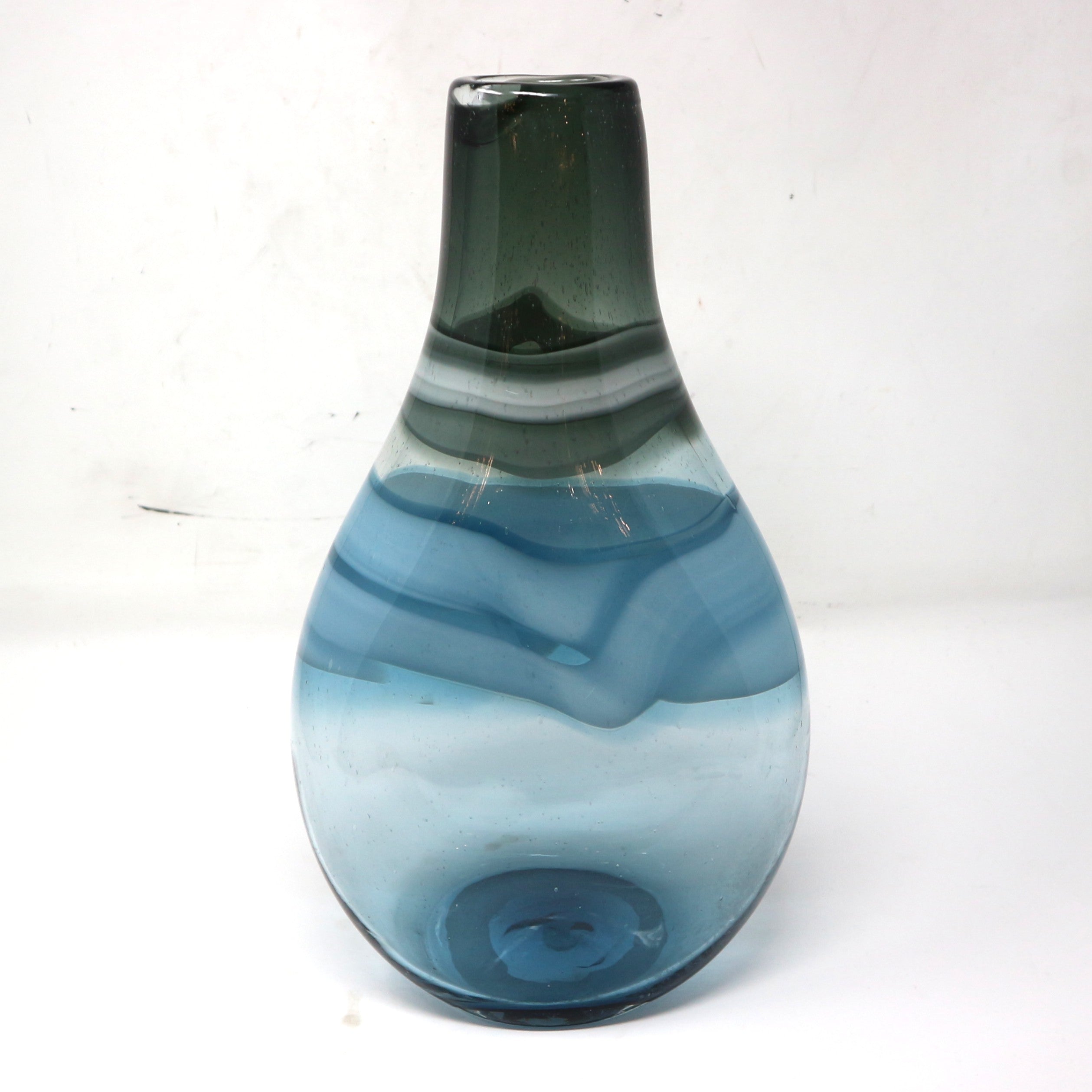 Torre Tagus Blue Glass Vase – Dulce Interior Consignment Showplace