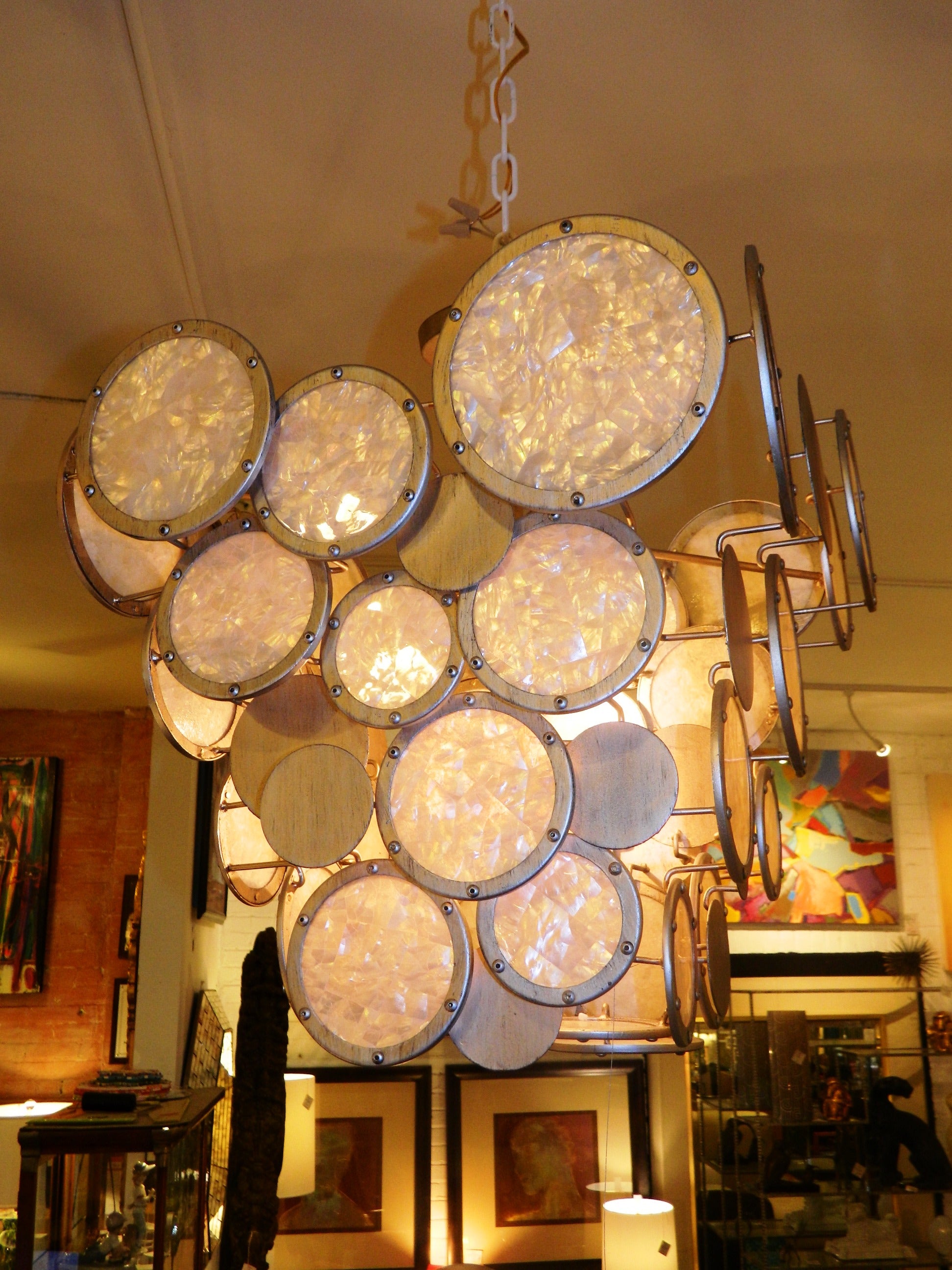 5-Light Calypso Semi Flushmount Pendant By Kalco Lighting – Dulce Interior Consignment Showplace